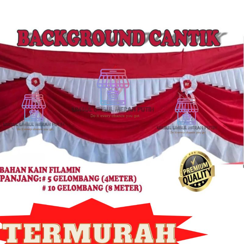 Jual Bendera panjang bendera gelombang bendera merah putih bendera ...