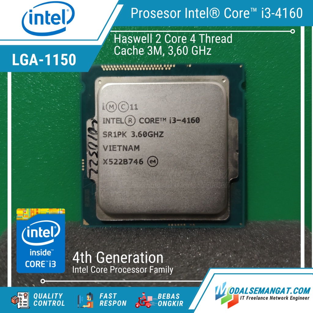 Jual Processor Intel Core i3 i5 i7 LGA 1150 Prosesor Bekas | Shopee Indonesia