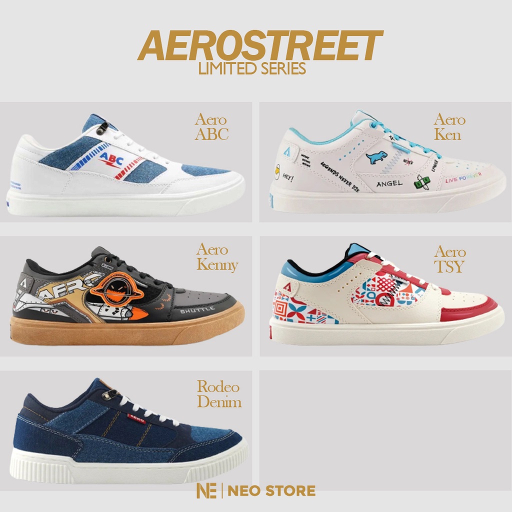 Jual (Limited Edition) Aerostreet X ABC / Aerostreet Rodeo Denim ...