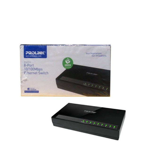 ILufanet | Switch Prolink PSE810 8Port 10 100Mbps Ethernet