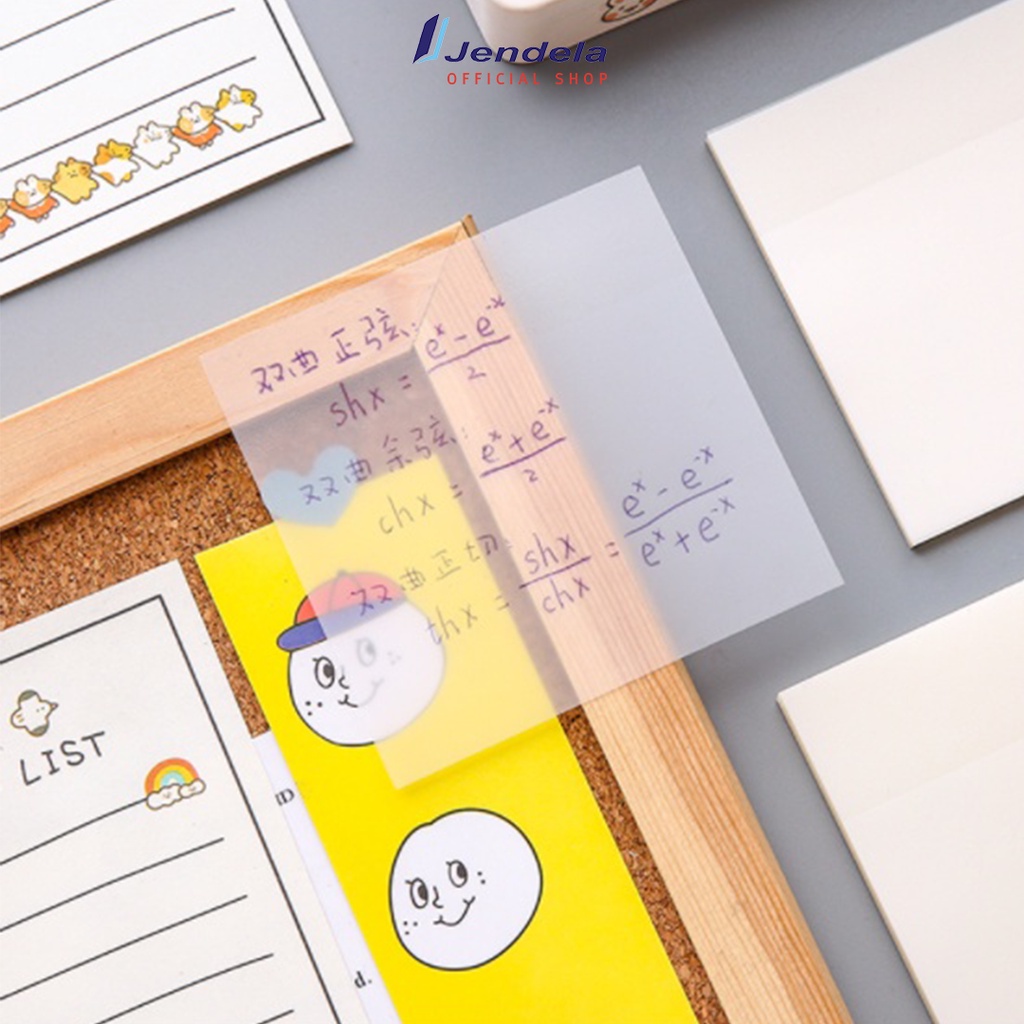 Jual Sticky Notes Transparant Tahan Air Sticky Notes Untuk Sekolah ...