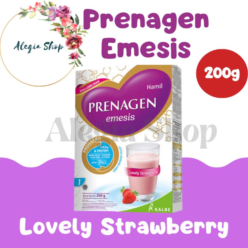 Jual Prenagen Emesis Susu Ibu Hamil Lovely Strawberry 200g | Shopee Indonesia
