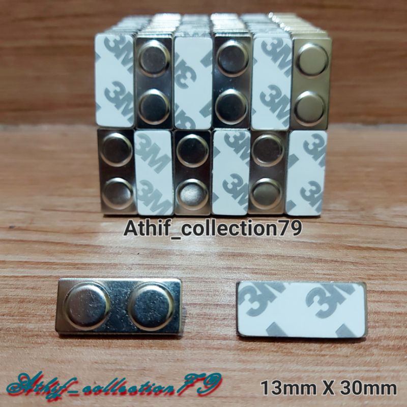 Jual Magnet Name Tag Magnet Papan Nama Magnet Bulat Magnetic Coution ...