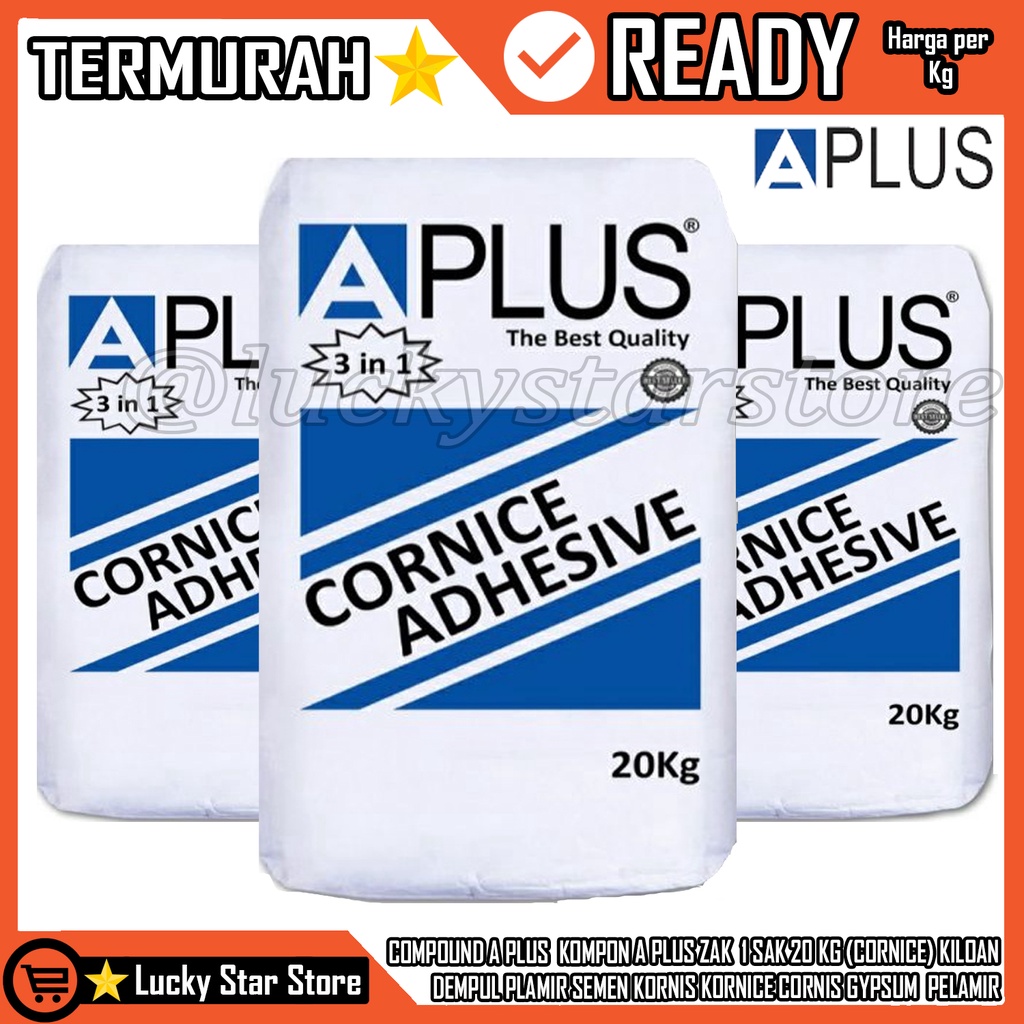 Jual COMPOUND A PLUS KOMPON A PLUS ZAK 1 KG (CORNICE) KILOAN DEMPUL ...
