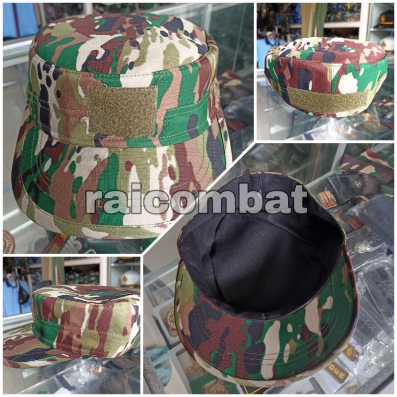 Jual Topi pet loreng KASAD | Shopee Indonesia