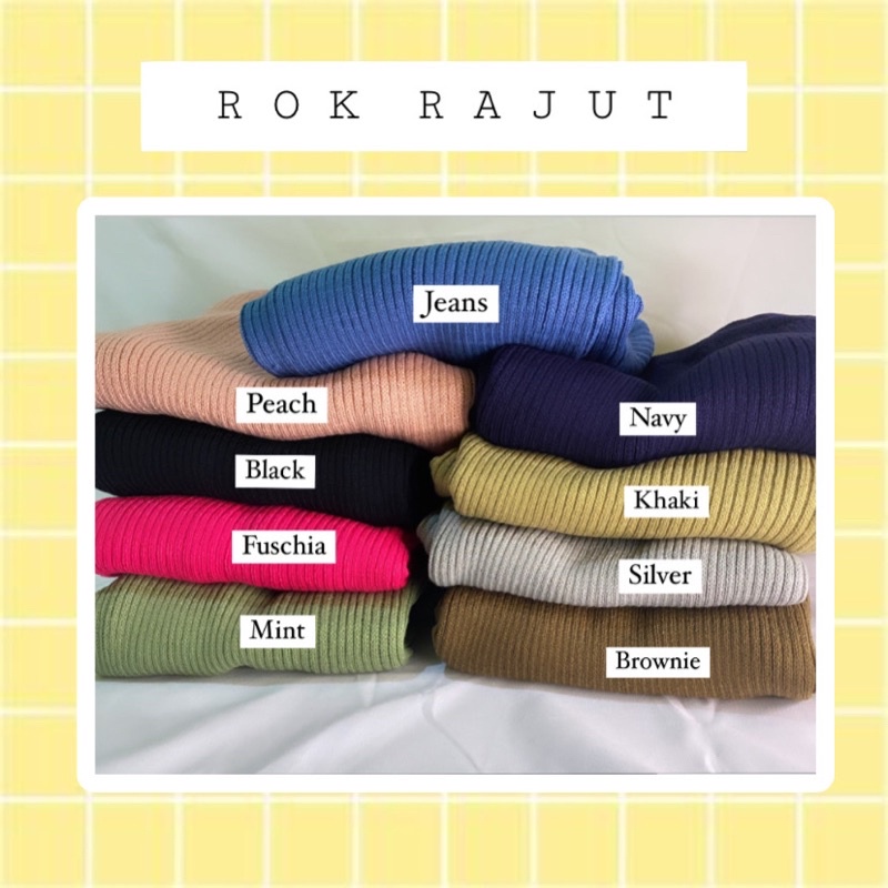Jual ROK SPAN RAJUT | Shopee Indonesia