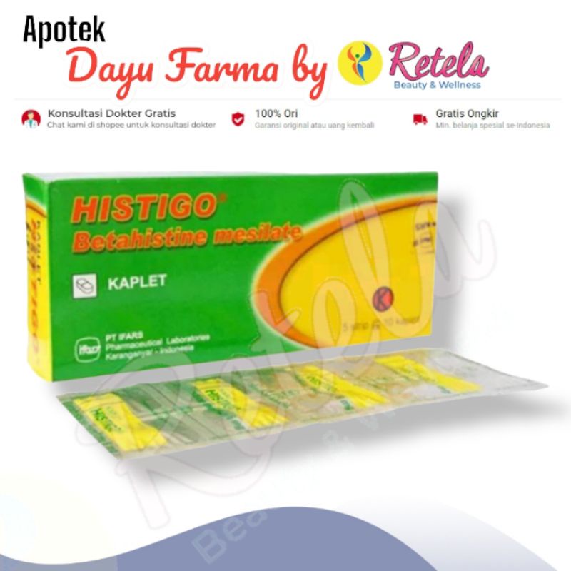 Jual Histigo 10 Tablet / Vertigo | Shopee Indonesia
