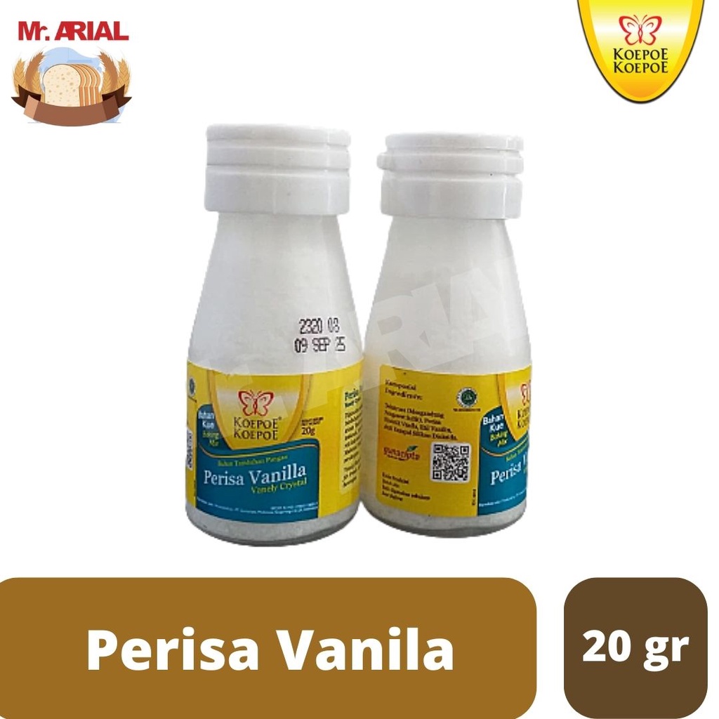 Jual Perisa Vanila /Vaneli Crystal 20 gram/ Koepoe Koepoe | Shopee ...