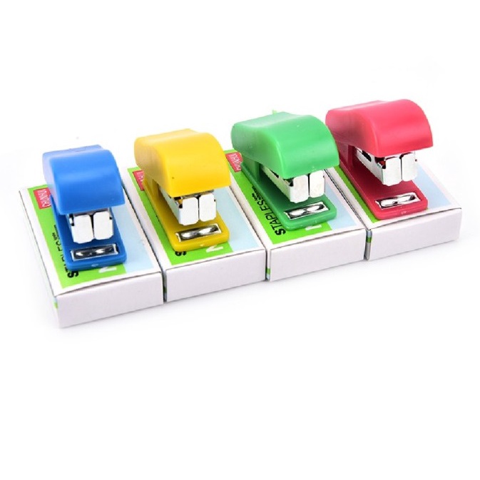 Jual STAPLER DAN ISI STAPLER WARNA WARNI PER 1 PCS / STAPLES MINI SET ...