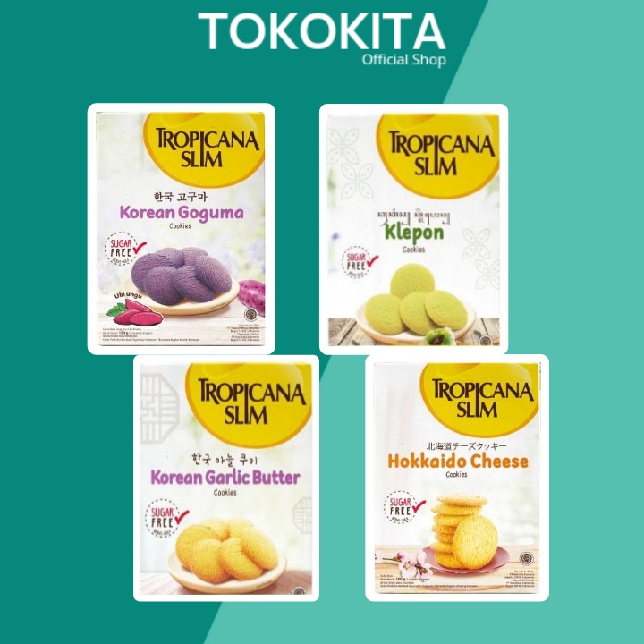 Jual Tropicana Slim Cookies Sehat 100 Gram Snack Bebas Gula Rasa ...