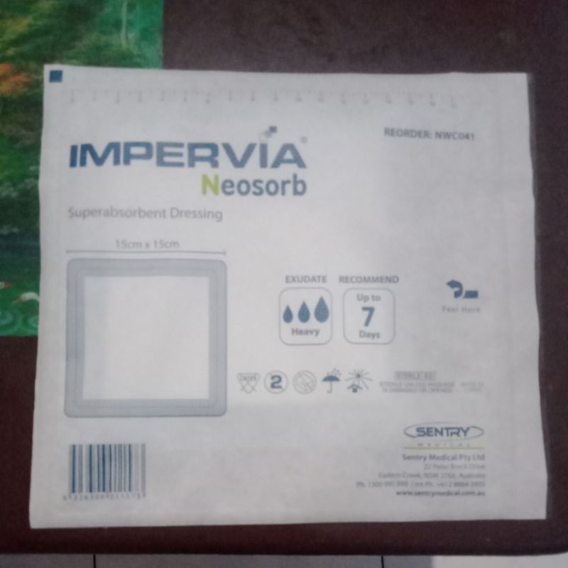 Jual Impervia Neosorb ukuran 15cm x 15cm | Shopee Indonesia