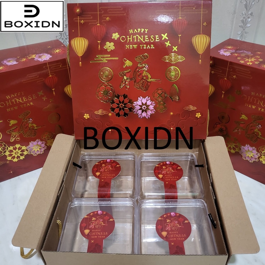 Jual Box Imlek 3 Toples 350gr Kotak Box Imlek 22x22 x10cm Box Dodol ...