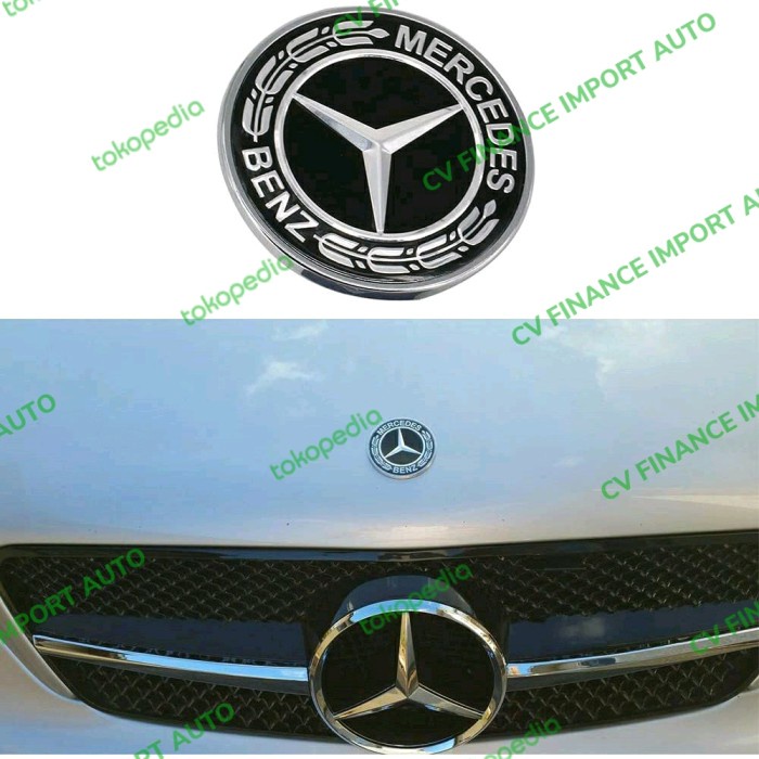 Jual Hood Emblem Mercy Badge Star Logo Kap Mesin Depan Mercedes Benz ...