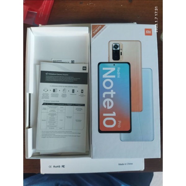Jual Dus Box Xiaomi Redmi note 10 pro | Shopee Indonesia