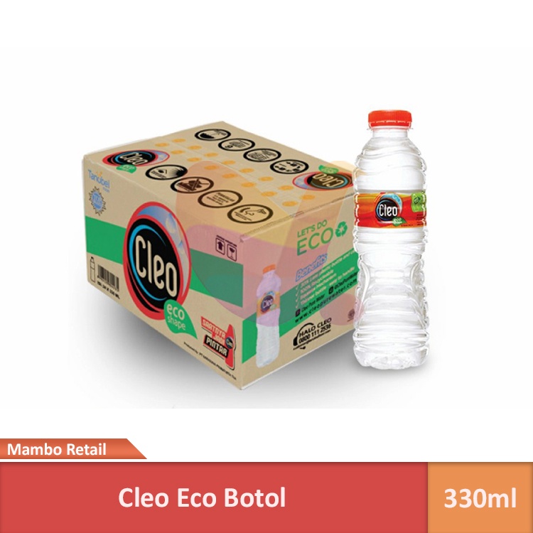Jual Cleo Eco Botol 330ml Air Mineral | Shopee Indonesia