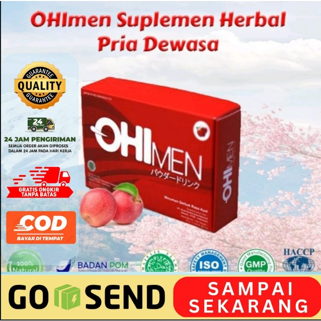 Jual OHIMEN MINUMAN SUPLEMEN 1 BOX ( 5 SACHET ) UNTUK VITALITAS PRIA ...