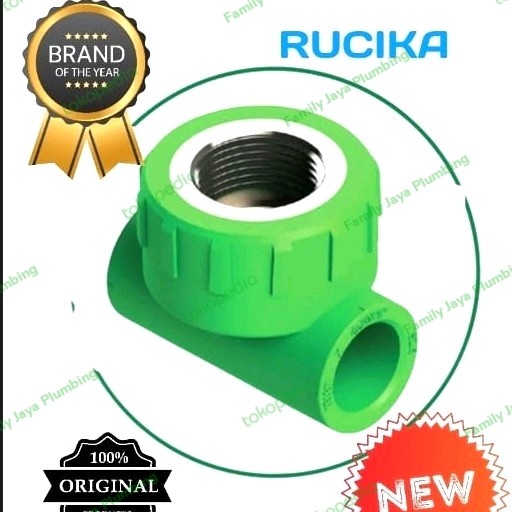 Jual TEE DRAT DALAM TDD 20mm x 1/2" PPR HIJAU RUCIKA KELEN EK WAVIN TIGRIS | Shopee Indonesia