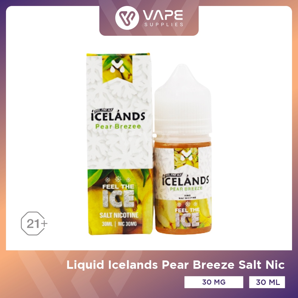 Jual Liquid Icelands Pear Breeze Salt Nic 30ML by Move Juice | Shopee ...