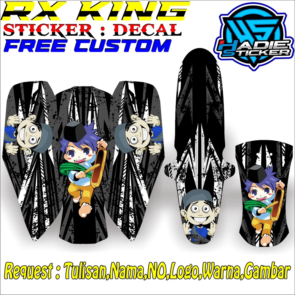 Jual Sticker santri pekok rxking custom decal | Shopee Indonesia