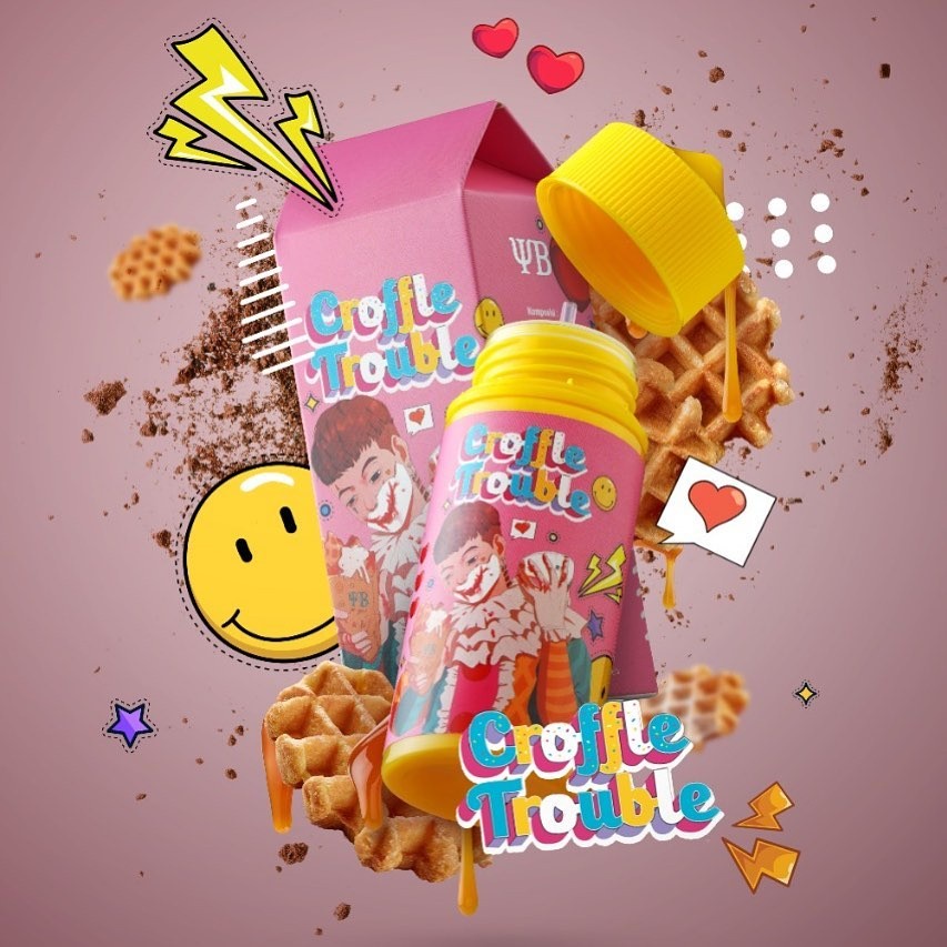 Jual YB Croffle Trouble By Reza Arap Liquid 60ml | Shopee Indonesia