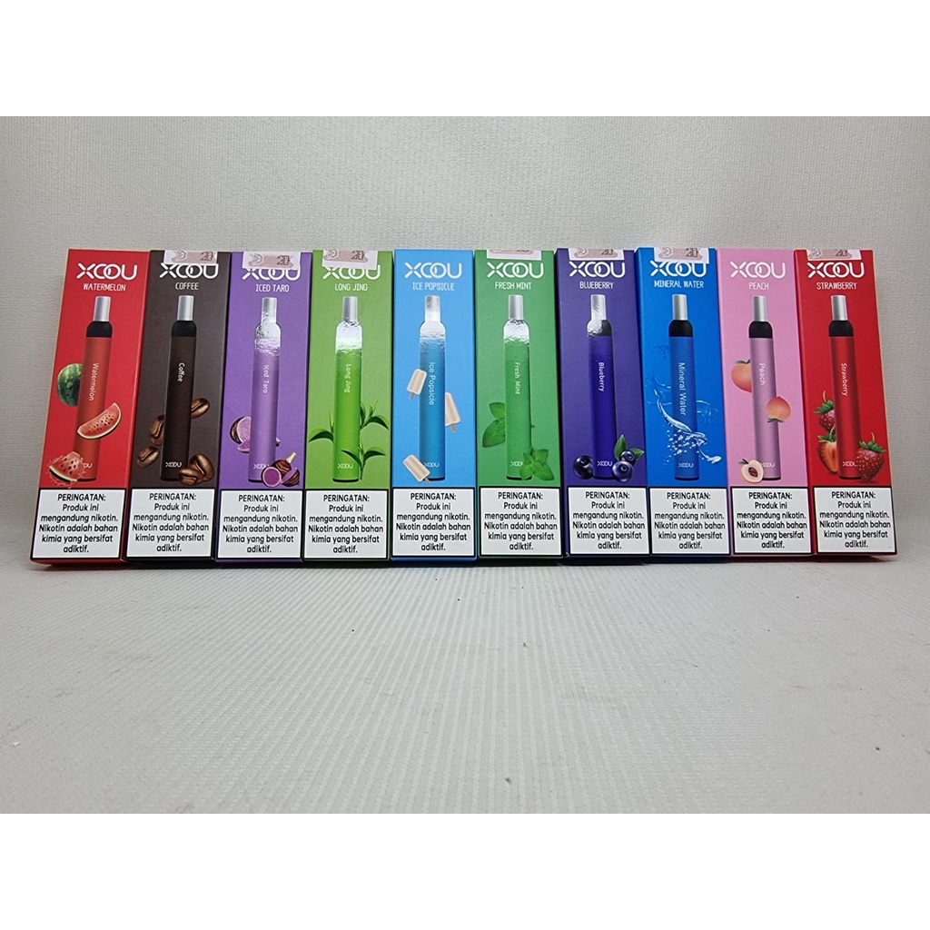 Jual XOOU Disposable Pods Vape Vapor Sekali Pakai | Shopee Indonesia