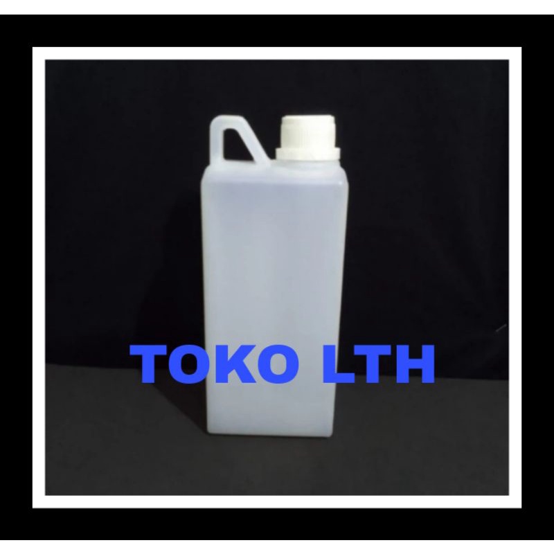 Jual JERIGEN TINGGI 1 LITER NATURAL TUTUP SEGEL HDPE JERIGEN BOTOL ...
