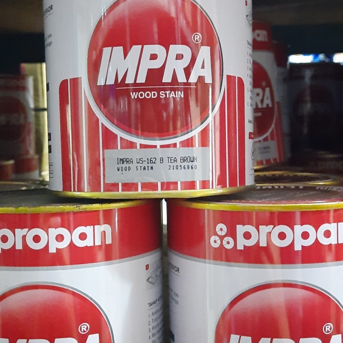 Jual CAT KAYU MELAMINE IMPRA WOODSTAIN WS162 WARNA TUA 1 LITER KALENG ...