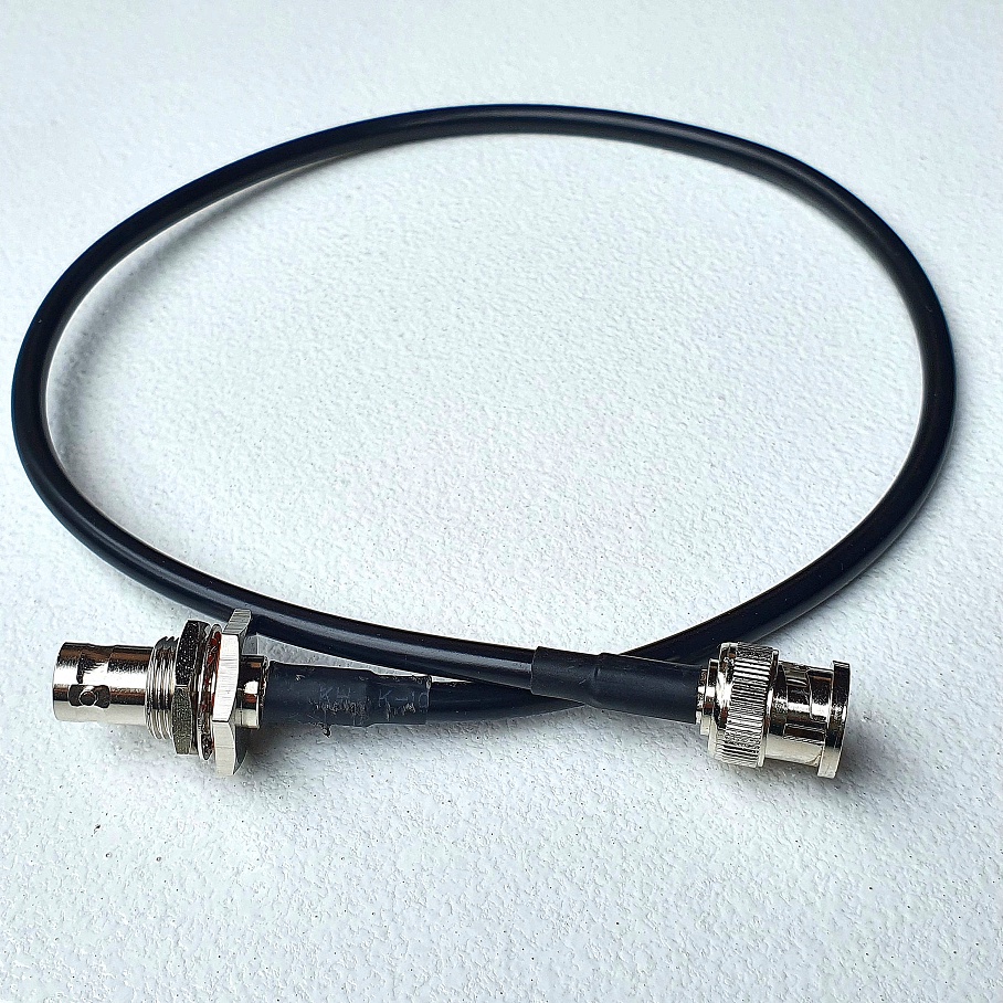 Jual Kabel BNC 50 ohm untuk memperpanjang antenna wireless dengan ujung BNC chasis atau panel ...