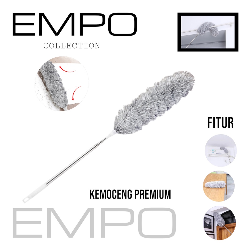 Jual EMPO - Kemoceng Pembersih Debu Tarik Tekuk Teleskopik Microfiber ...