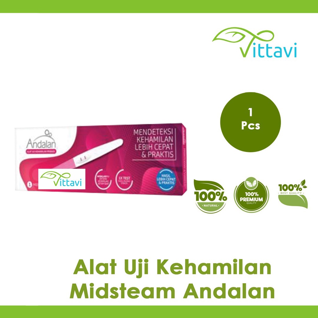 Jual Test pack Andalan Pregnancy Test Midstream- Alat Uji Kehamilan ...