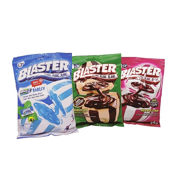 Jual Blaster Neapolitan Permen Sak 1pak | Shopee Indonesia