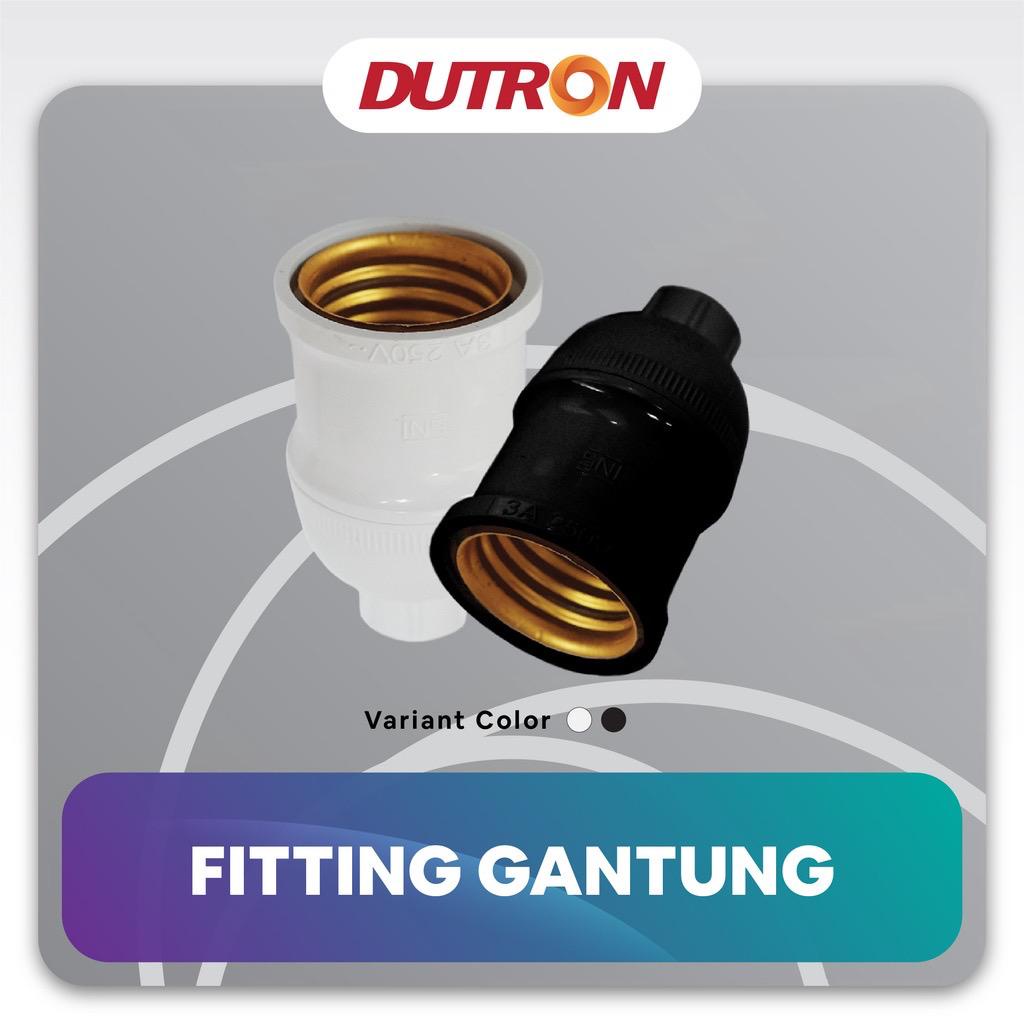Jual DUTRON Fitting Lampu Gantung E27 Fitting Gantung HITAM PUTIH | Shopee Indonesia