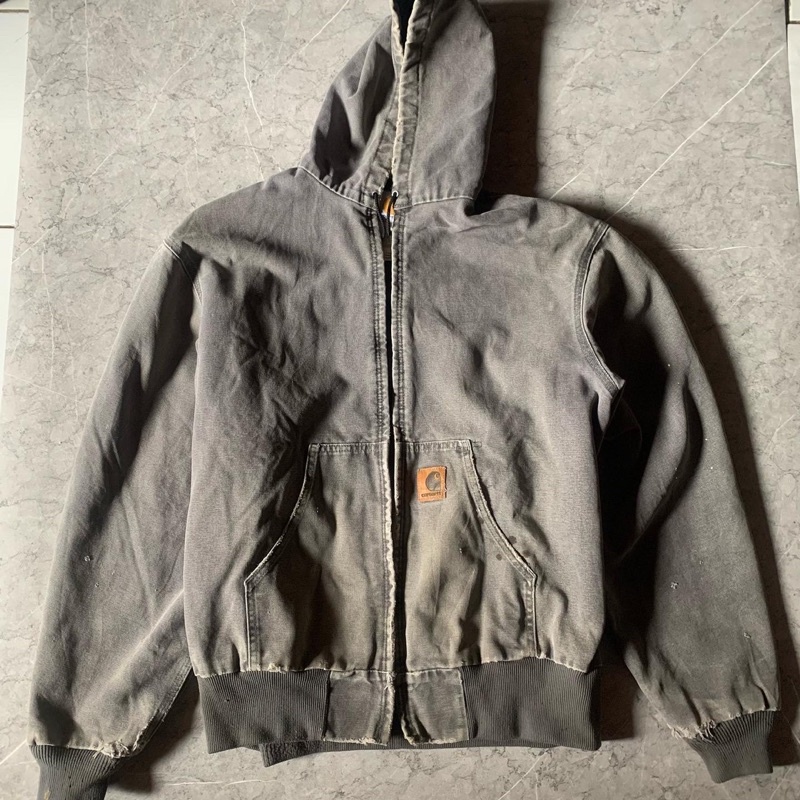 Jual Carhartt Active Jacket Gray XL | Shopee Indonesia