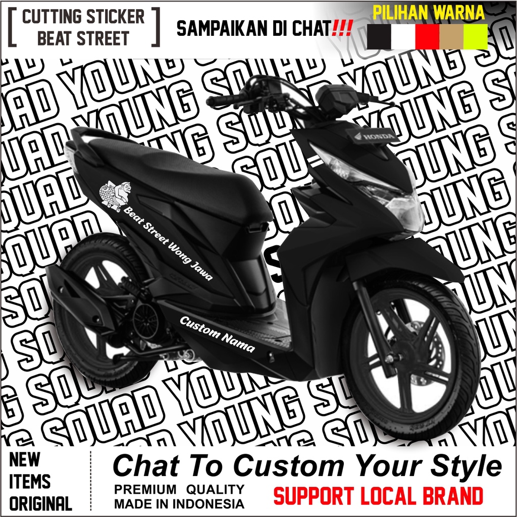 Jual Cutting sticker beat street Young Squad 77 | Shopee Indonesia