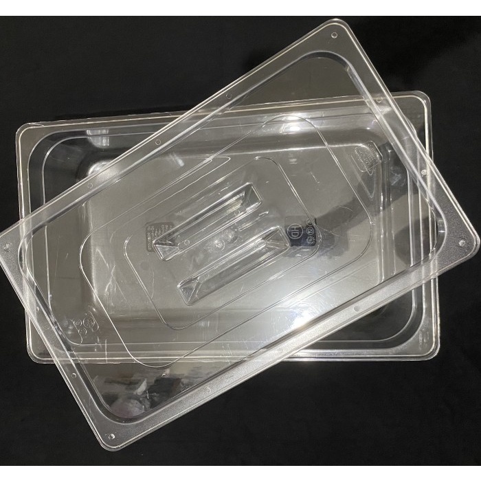 Jual Food pan polycarbonate 1/1 15cm + tutup gastronom chafing dish ...