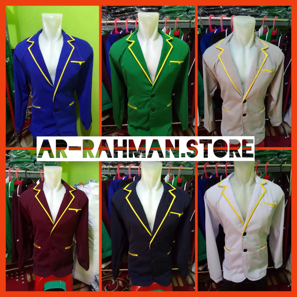 Jual Jas almamater II almamater lis kuning II almamater kampus II ...