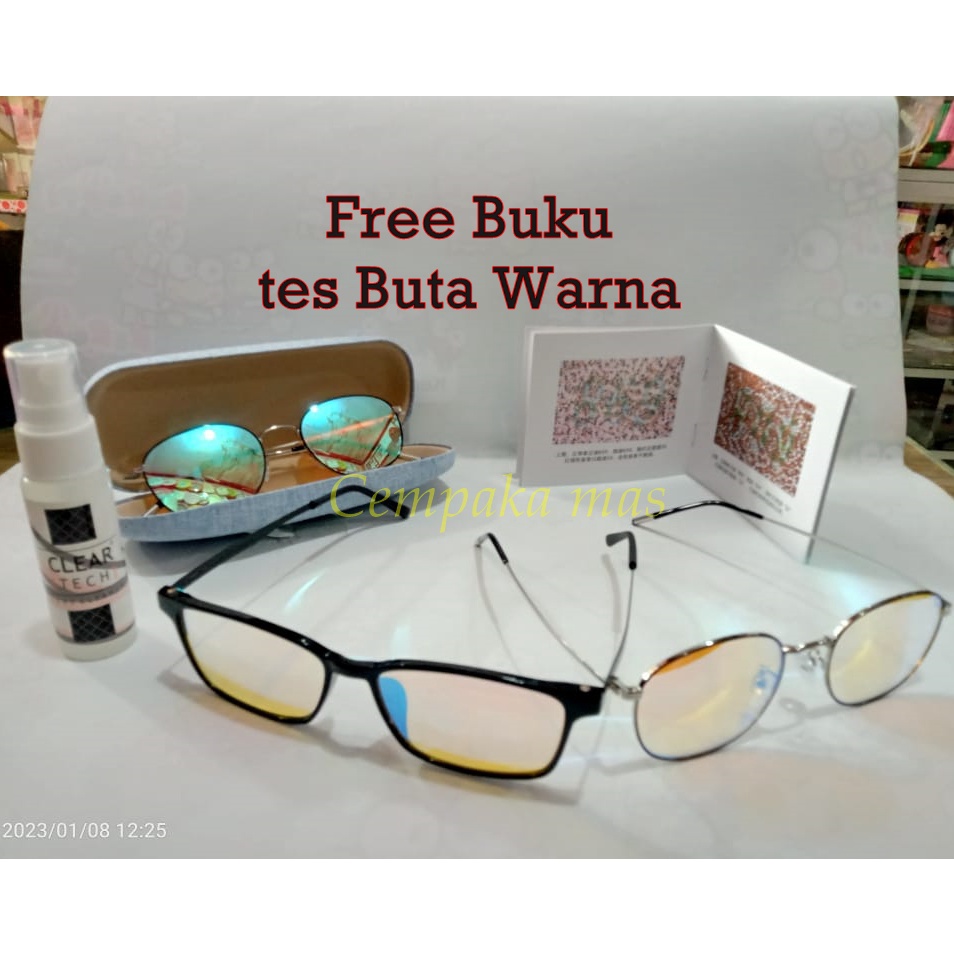 Jual Kacamata Buta Warna Merah hijau atau kelemahan penglihatan warna ...