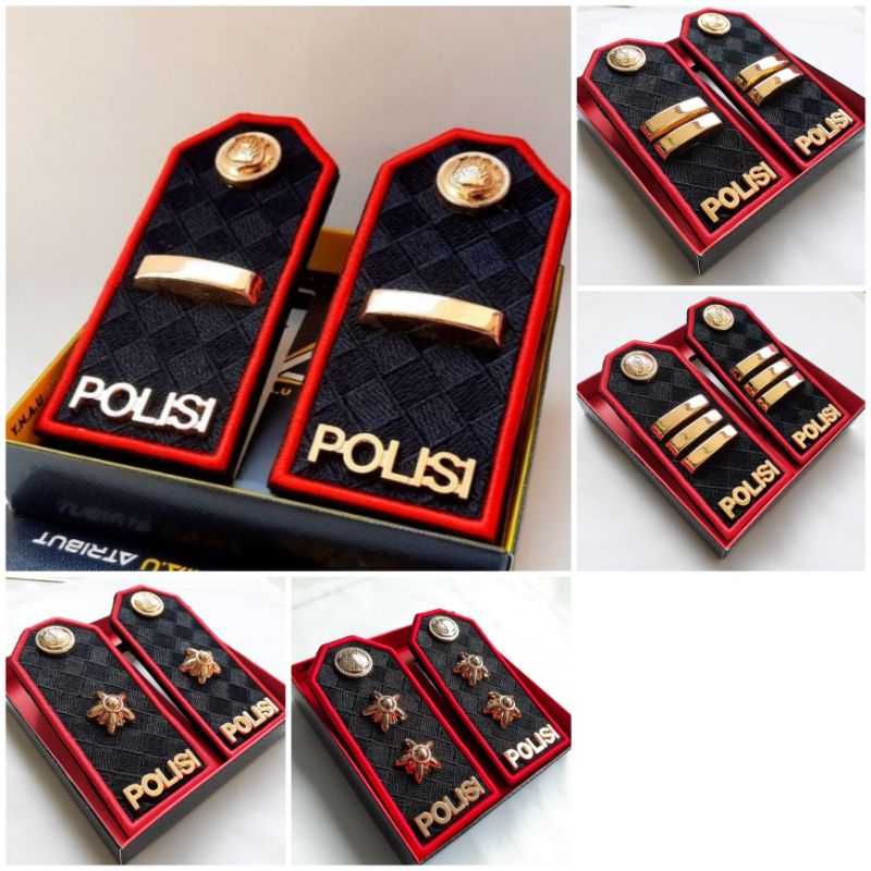 Jual Pangkat PDU Polisi Ipda Iptu AKP Kompol Akbp List Merah | Shopee ...