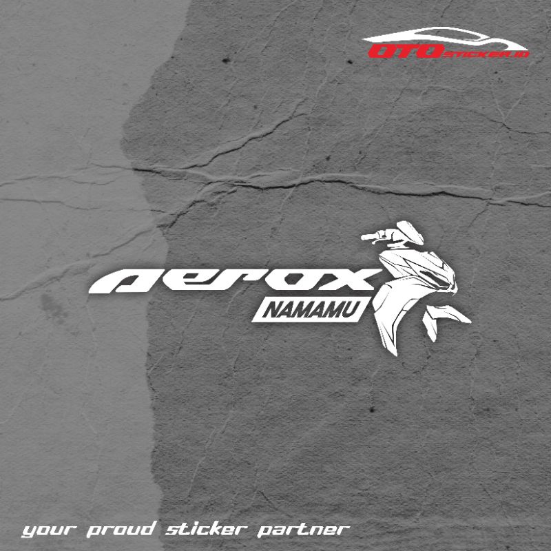 Jual STIKER LOGO AEROX CUSTOM NAMA | Shopee Indonesia