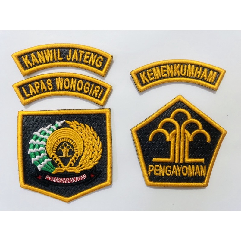 Jual ATRIBUT TIMBUL KEMENKUMHAM / KUMHAM PDH TERBARU 2023 | Shopee ...