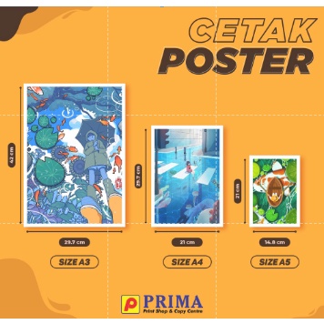 Jual CETAK POSTER UKURAN A4 - 2 SISI | Shopee Indonesia