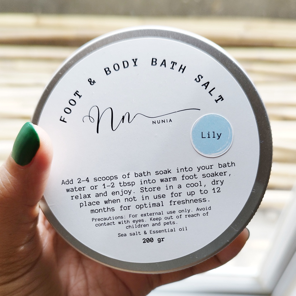 Jual Foot and Bath Salt Soak, garam rendam, garam mandi, garam spa kaki ...