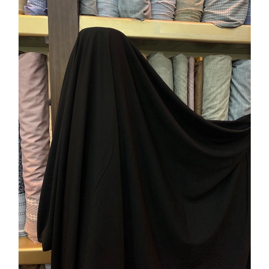 Jual JET BLACK OTTOMAN | BAHAN KAIN JET BLACK / SUPER BLACK | Shopee ...