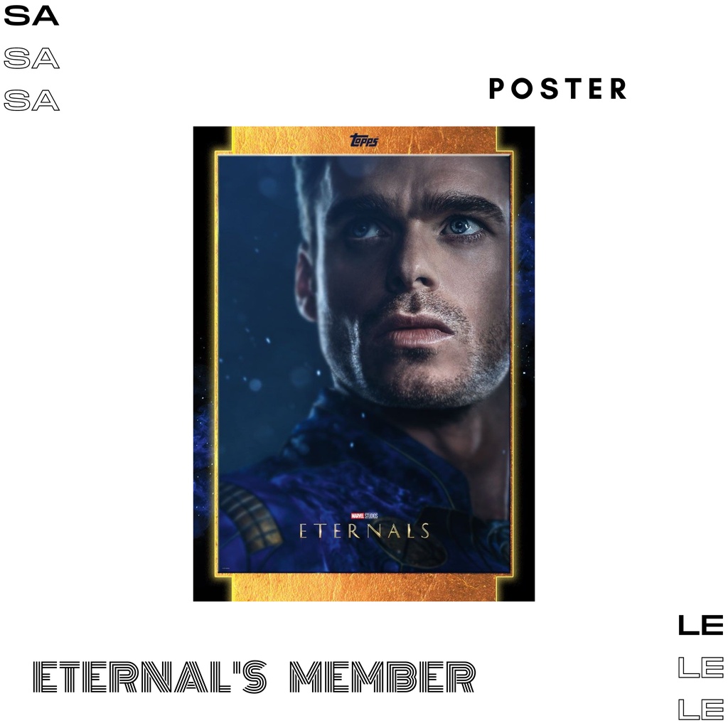 Jual Poster Dinding Eternals Member Ukuran A3 A4 Bisa Custom Gambar
