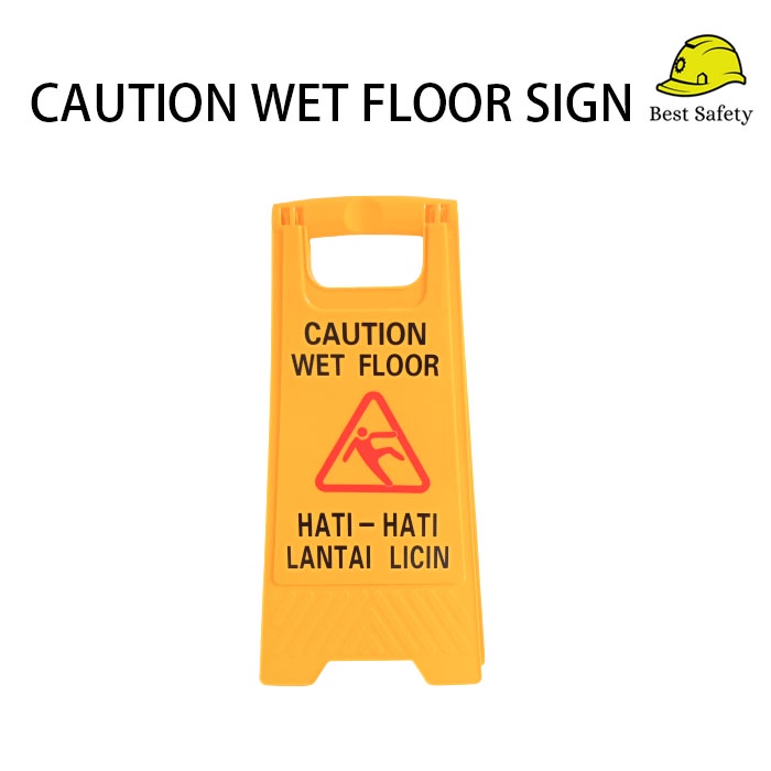 Jual Caution Wet Floor Sign / Papan Peringatan Lantai Basah Licin ...