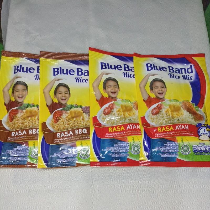 Jual Blue Band Margarin Rice Mix Rasa Ayam Rasa BBQ 45 Gram | Shopee ...
