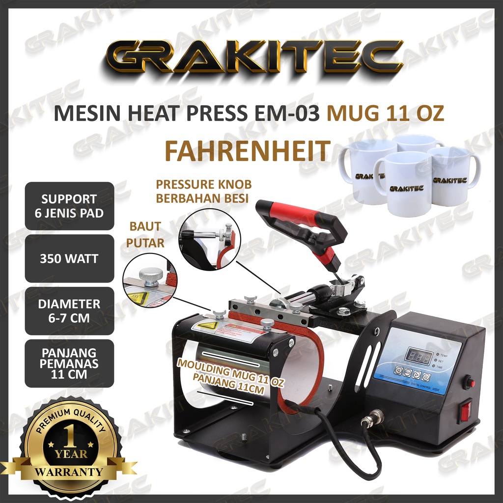Jual Mesin Press Mug - Mug Heat Press MACHINE | Shopee Indonesia