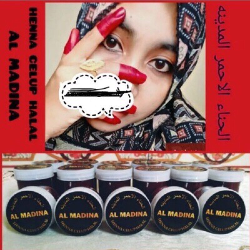 Jual Henna Celup Hena Inai Pacar Celup Racik Tangan Pengantin Akad ...
