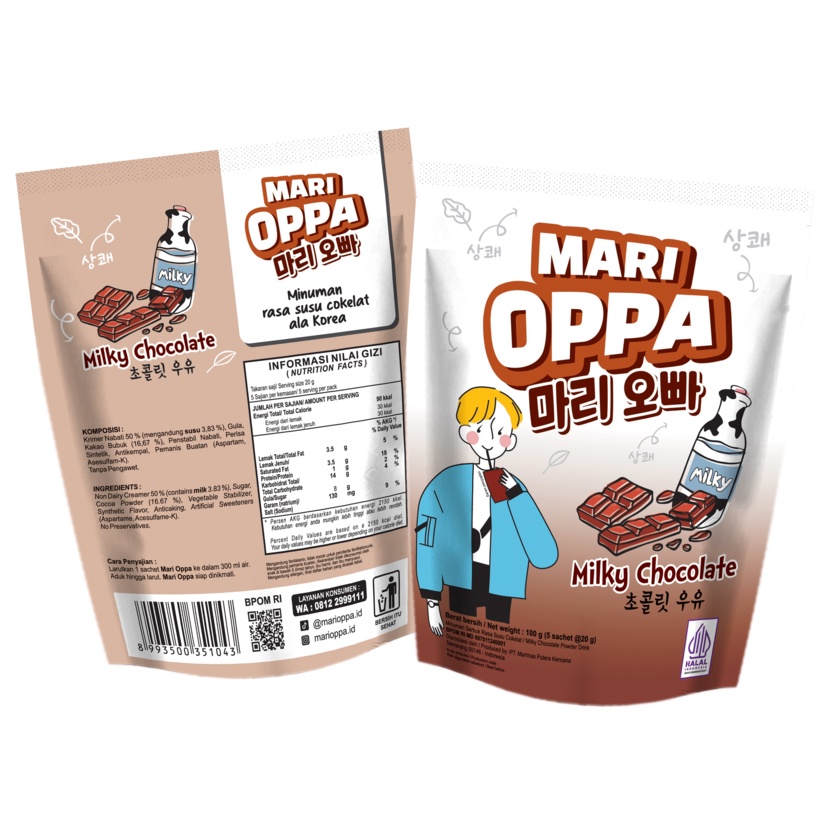 Jual MariOppa - Susu Korea Enak - Pouch | Shopee Indonesia