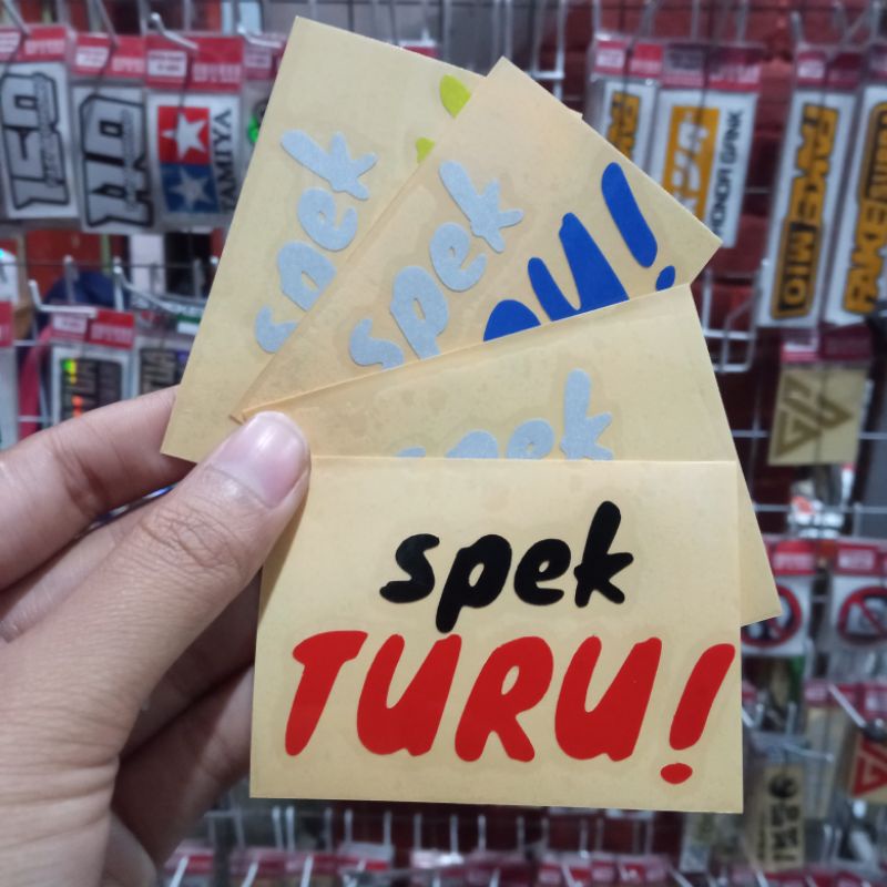 Jual sticker cutting spek turu! | Shopee Indonesia